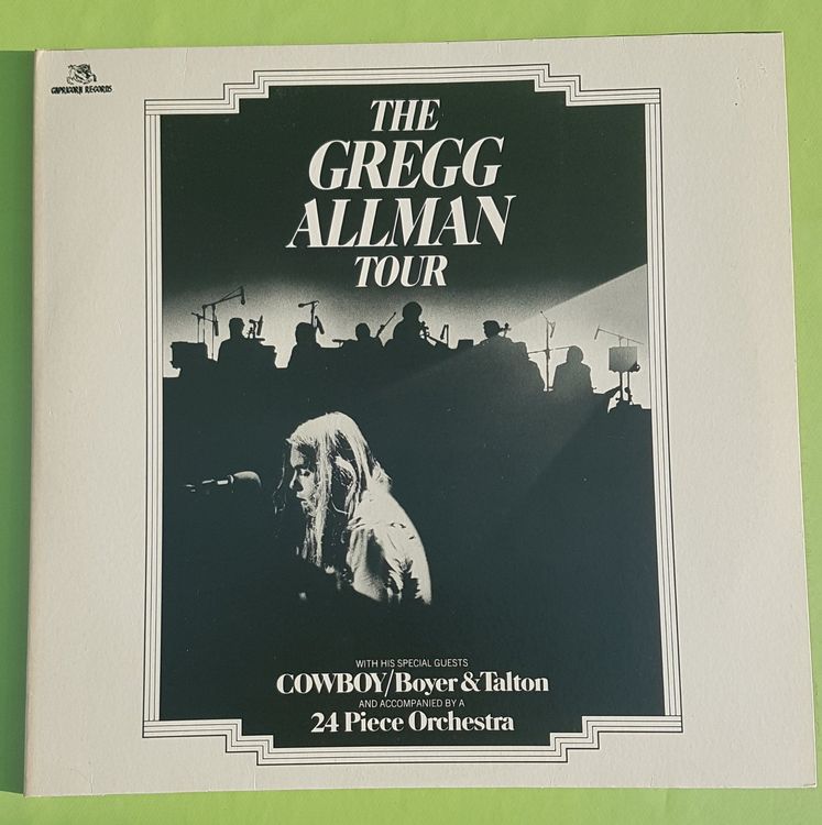 Greg ALLMAN With Cowboy / Boyer & Talton The Gregg Allman (Gebraucht ...