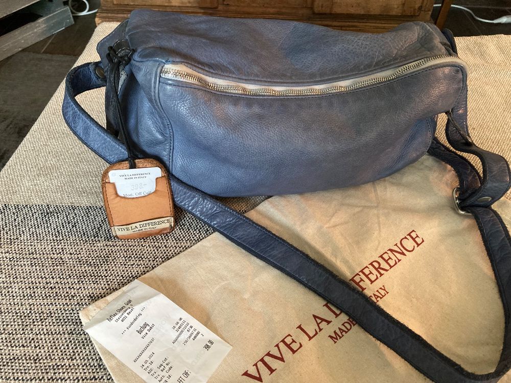 Vive la difference Tasche Leder/super zu Jeans made in Italy | Kaufen auf Ricardo