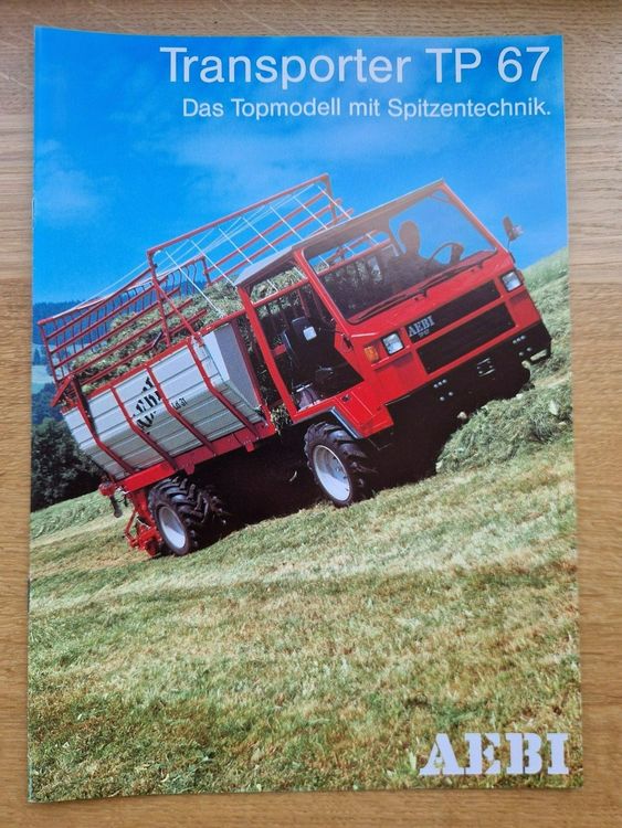 Original Prospekt Aebi Transporter TP67 | Kaufen auf Ricardo