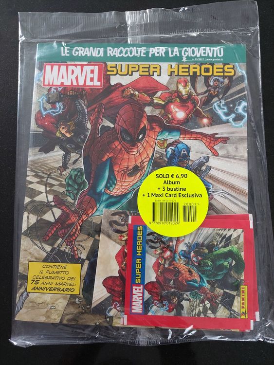 MARVEL SUPER HEROES PANINI ALBUM STARTER PACK - UNGEÖFFNET (Gebraucht ...