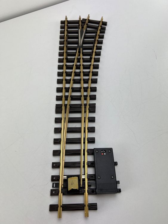 LGB Elektroweiche rechts Radius R5 15° LGB-Weichenantrieb | Kaufen auf ...