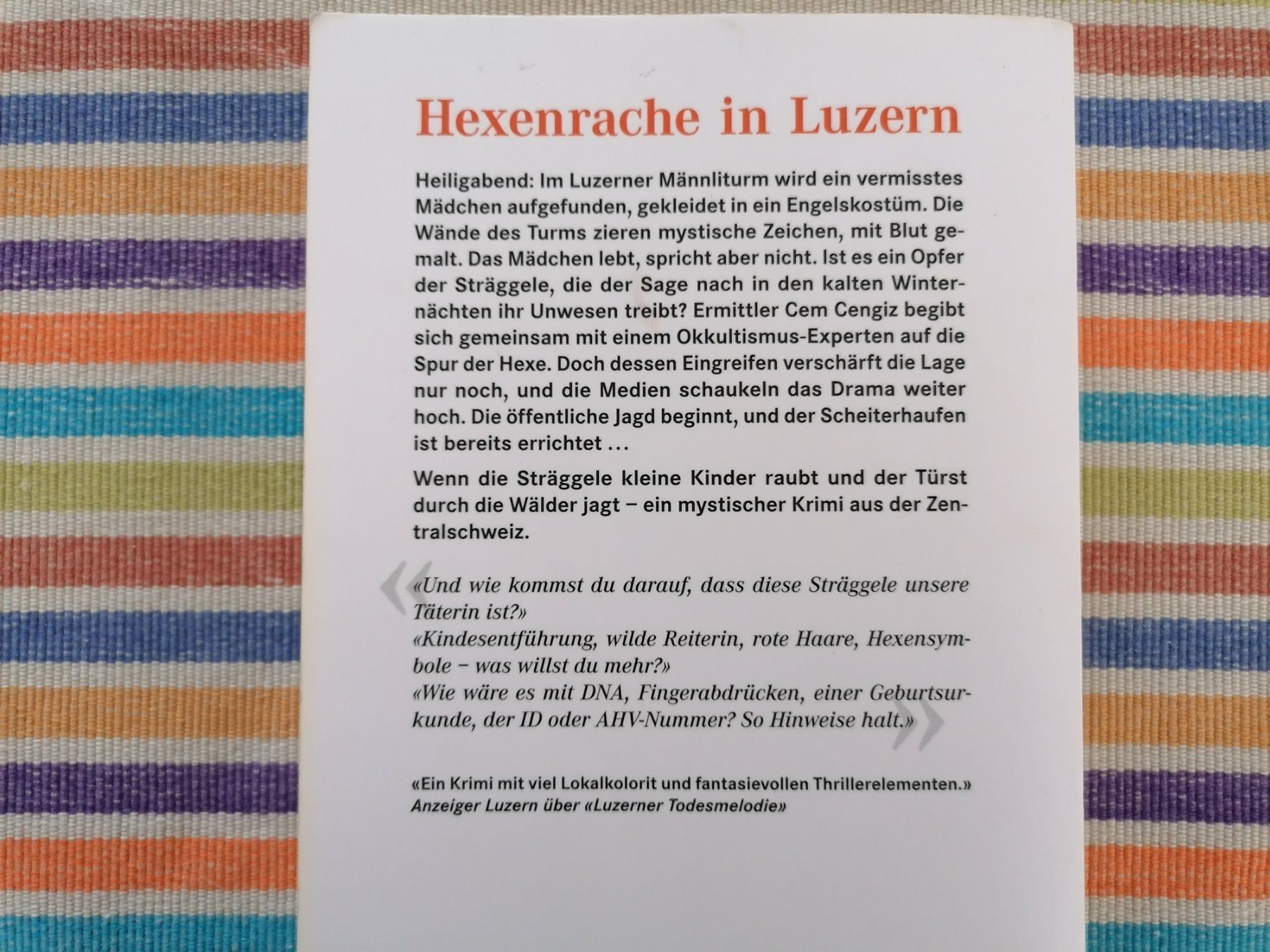 Monika Mansour💥🌞 Luzerner Totentanz (Gebraucht) in Emmenbrücke für CHF ...