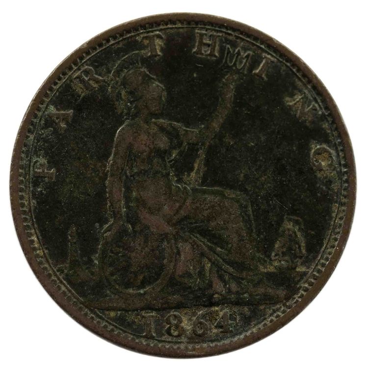 Grossbritannien Farthing 1864 Victoria (Gebraucht) in Rotkreuz für CHF ...