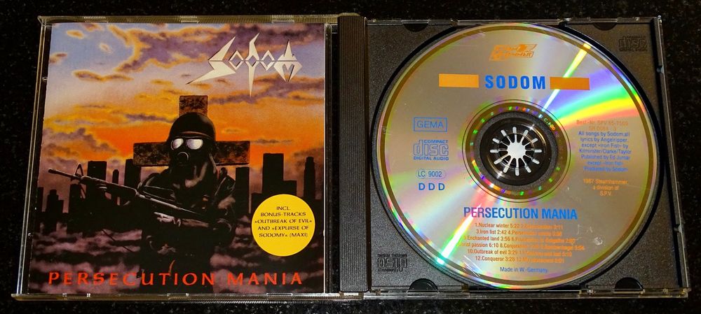 Sodom Persecution Mania CD (Gebraucht) in Gwatt (Thun) für CHF 6 – mit ...