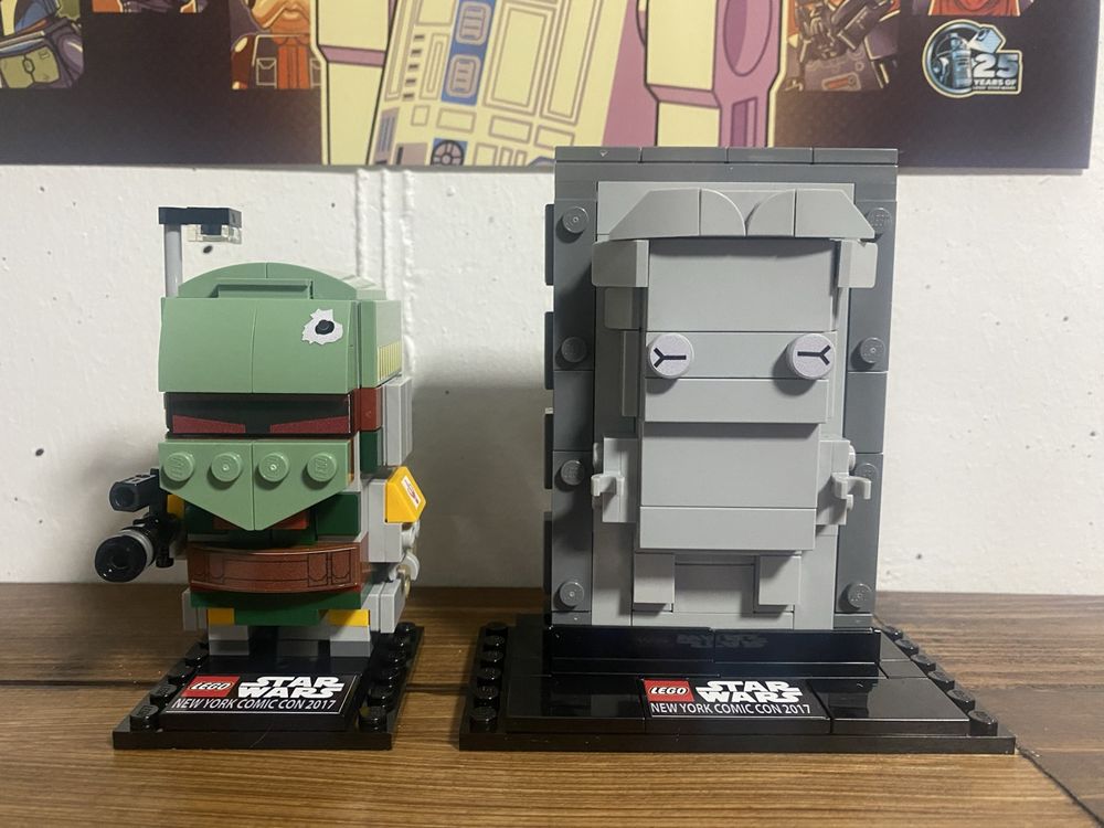 Lego REBRICKABLE Boba Fett and Han Solo in Carbonite 41498 | Kaufen auf ...