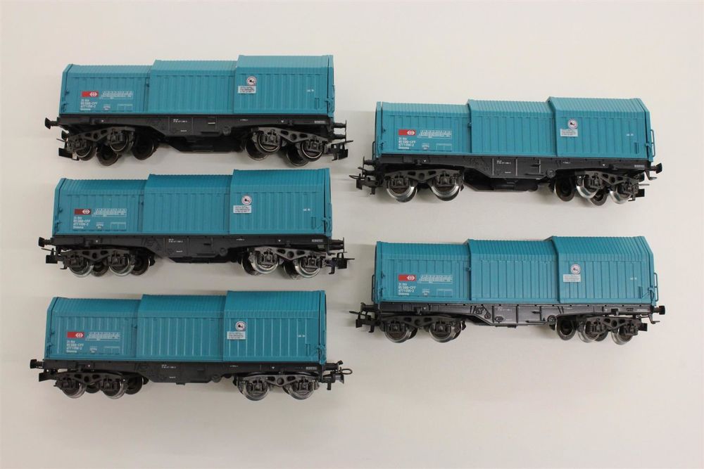 Märklin 5 x 4687 SBB Teleskophaubenwagen | Kaufen auf Ricardo