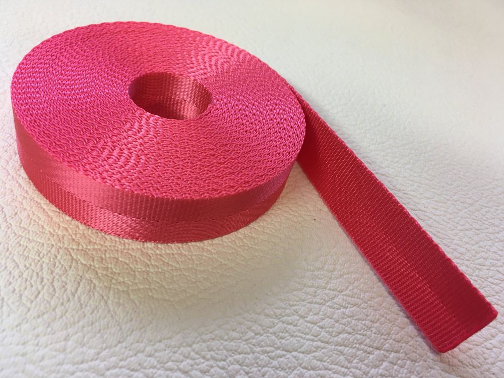 POLYESTER / GURTBAND NEON/PINK 5m x 2cm x 1mm | Kaufen auf Ricardo