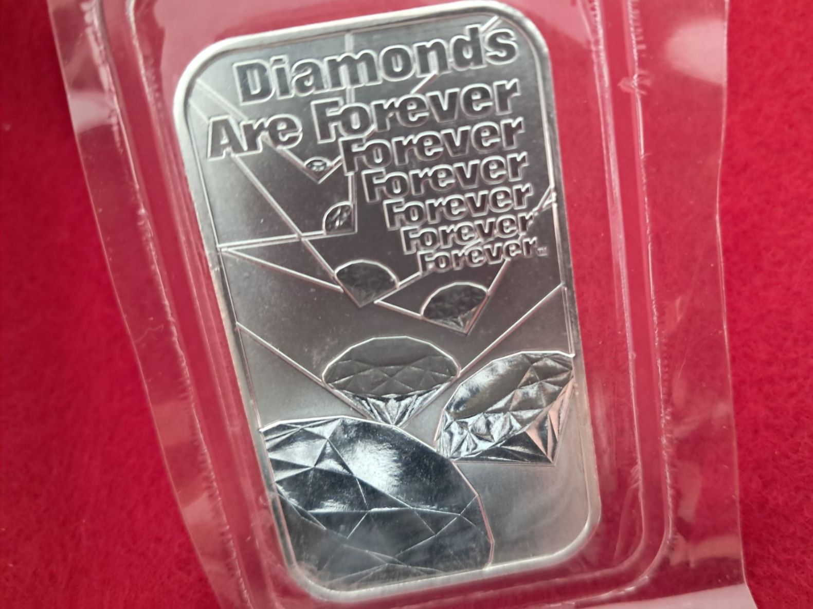 007 JAMES BOND 2022 DIAMONDS ARE FOREVER 1 OZ UNZE SILBER (Neu und ...