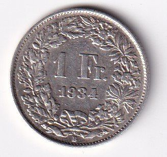 Schweiz 1 Fr. 1934 rar | Kaufen auf Ricardo