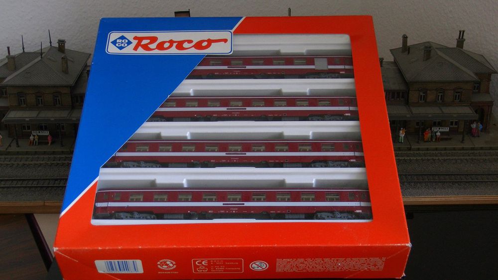 SNCF "Le Capitole" Set Nr. 2, Roco, 4 Wagen Innenbeleuchtung (Gebraucht ...