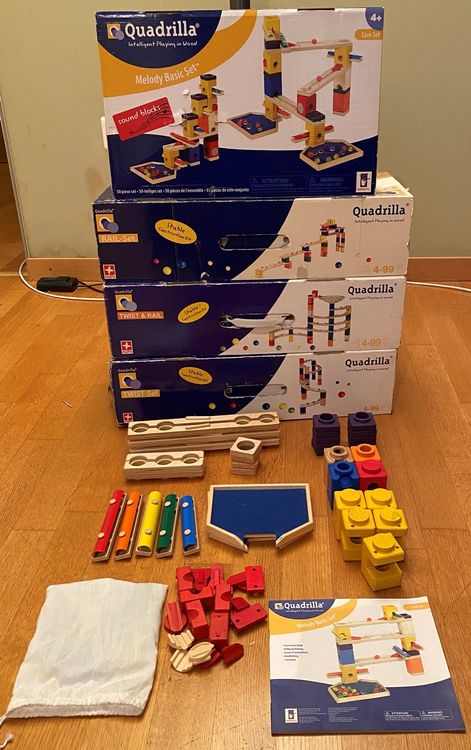 Quadrilla Kugelbahnen - hier: ein (!) Set nach Wahl (Gebraucht) in Zürich für CHF 43 – mit ...