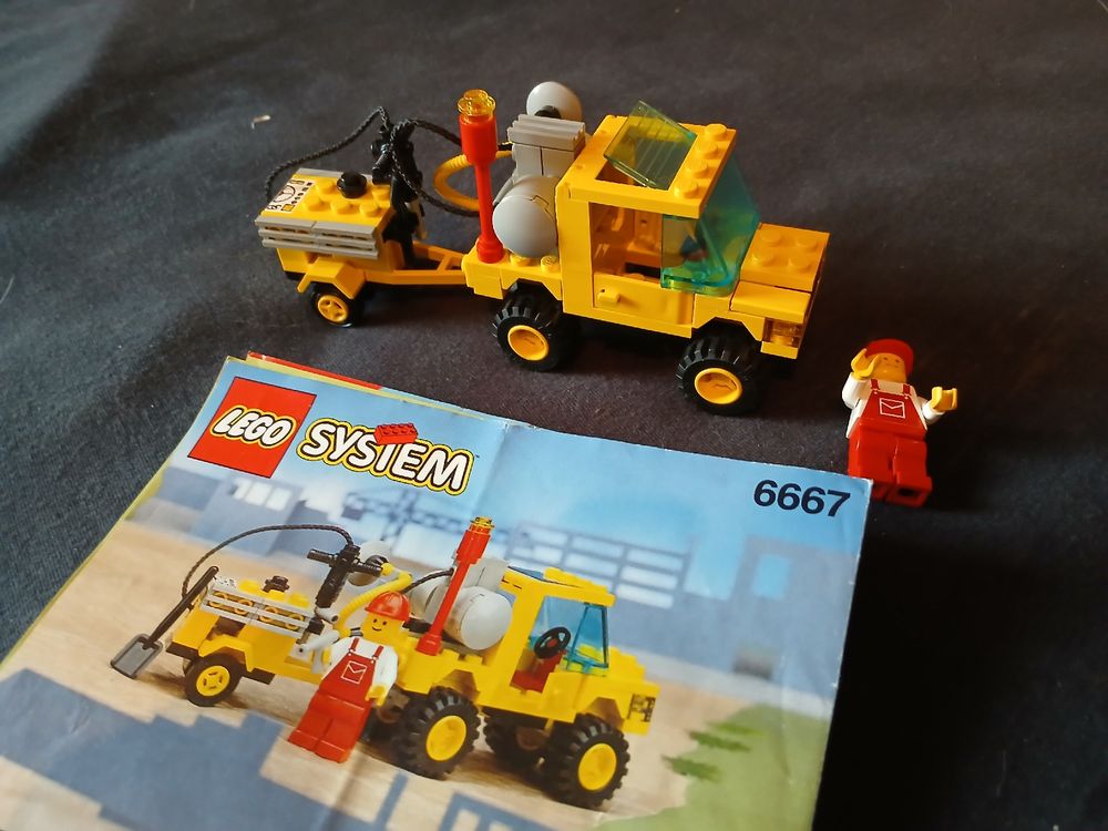 LEGO SYSTEM 6667 Baufahrzeug mit Anleitung (Gebraucht) in baar für CHF ...