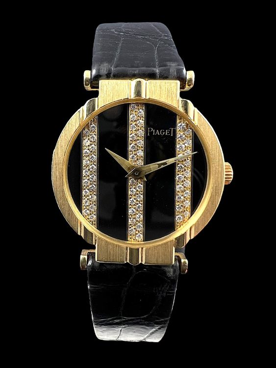 Piaget Lady 18k Gelbgold mit Diamanten 24mm Q *U507 (Gebraucht) in ...