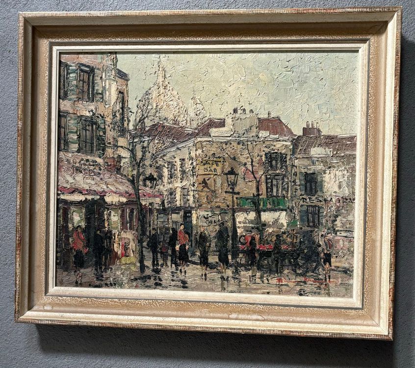 Gemälde Montmartre von Simon Kramer | Kaufen auf Ricardo
