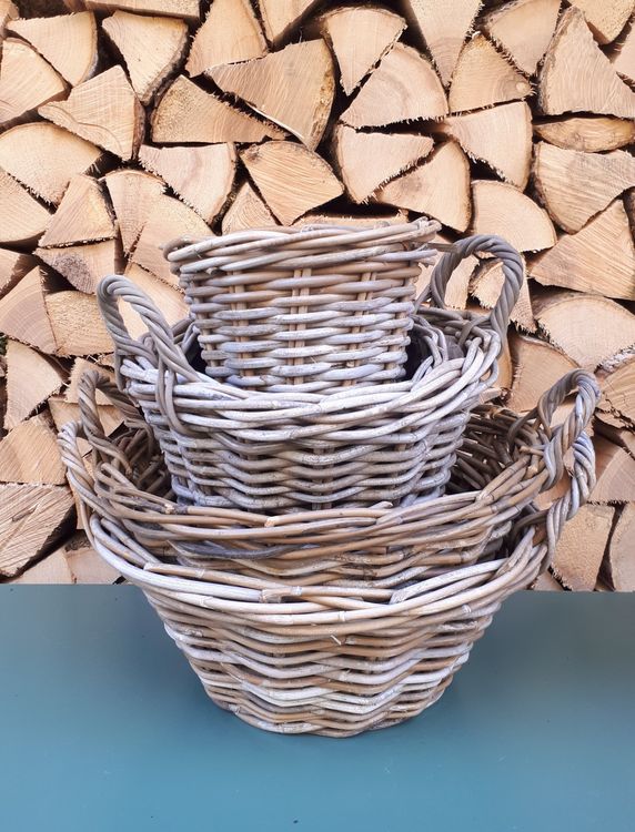 5 Körbe, Deko für Haus & Garten (Gebraucht) in Val-d'Illiez für CHF 25 ...