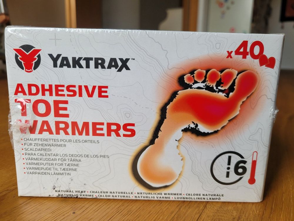Zehenwärmer Yaktrak Box mit 40 Doppelbeuteln (Neu und originalverpackt ...