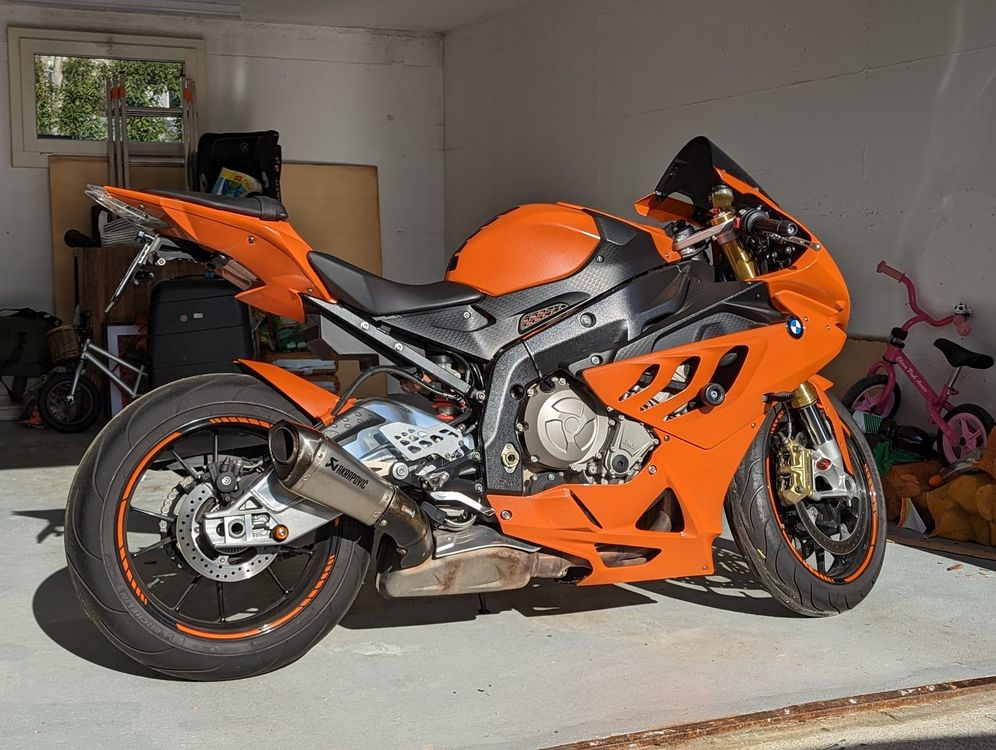 BMW S1000RR ABS + DTC, 142 KW, orange, 10.2011, 33k KM (Gebraucht) in ...