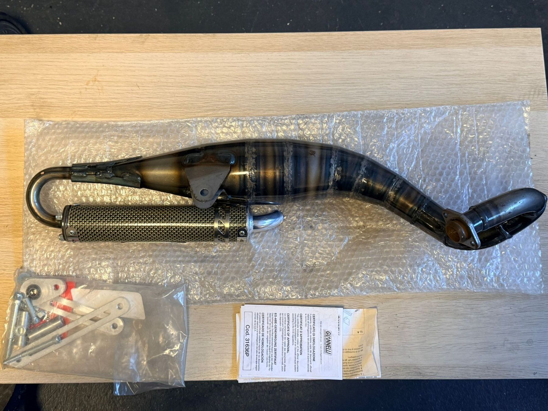Scarico Giannelli per scooter/moto 50cc (Nuovo (secondo la descrizione ...