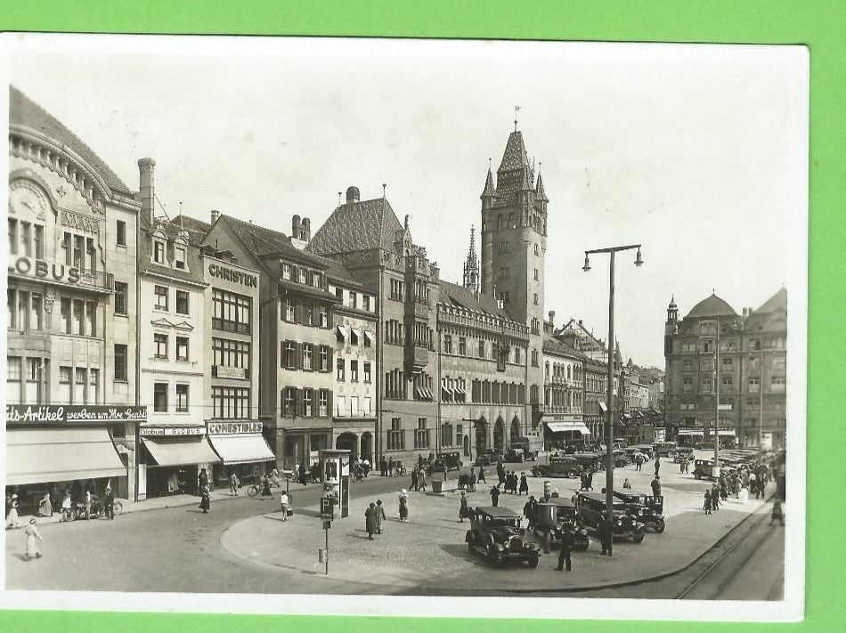 Basel, Marktplatz mit Rathaus (Gebraucht) in Zürich für CHF 6 – mit Lieferung auf Ricardo kaufen