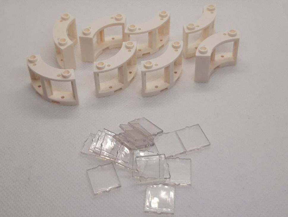 Lego 8 Stk. frame 3x3, w/ bow, no. 1 (Neu (gemäss Beschreibung)) in ...