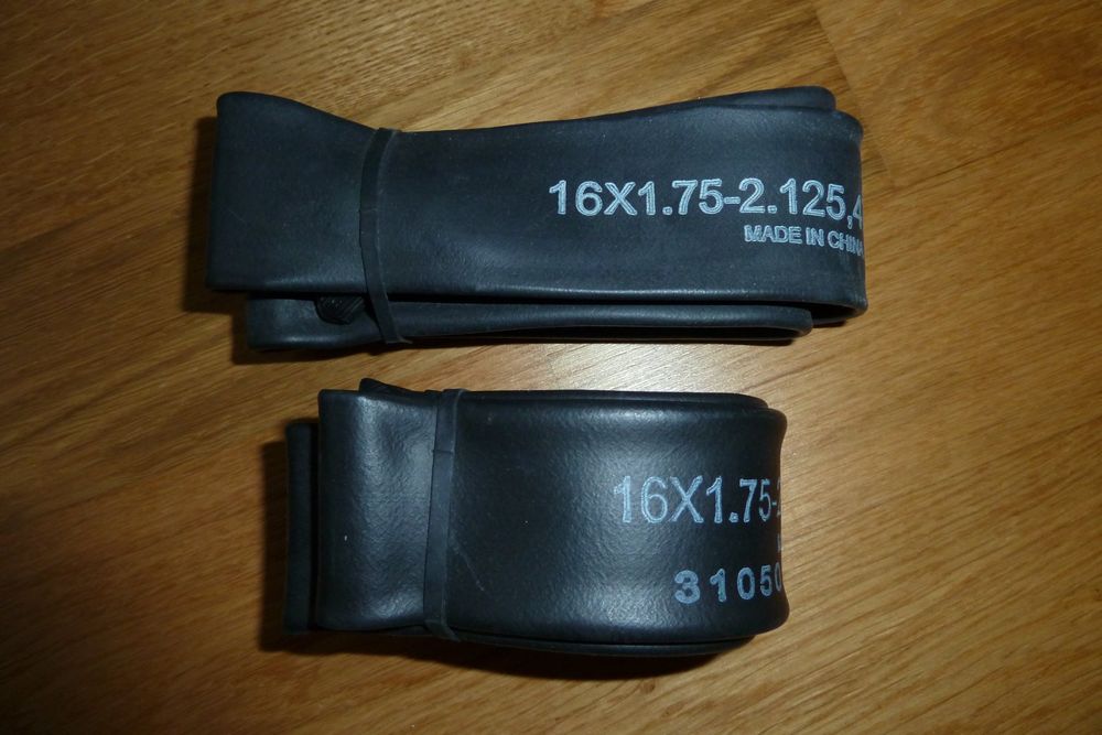 Fahrradschlauch 16 x 1.75 - 2.125, 2 Stk. (Neu (gemäss Beschreibung ...