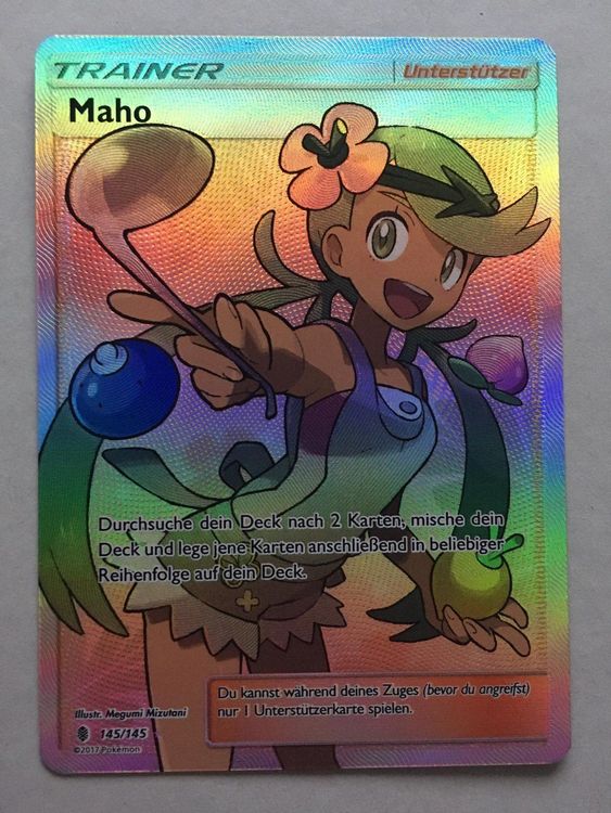 Pokémon Trainer Karte Maho FullArt | Kaufen auf Ricardo