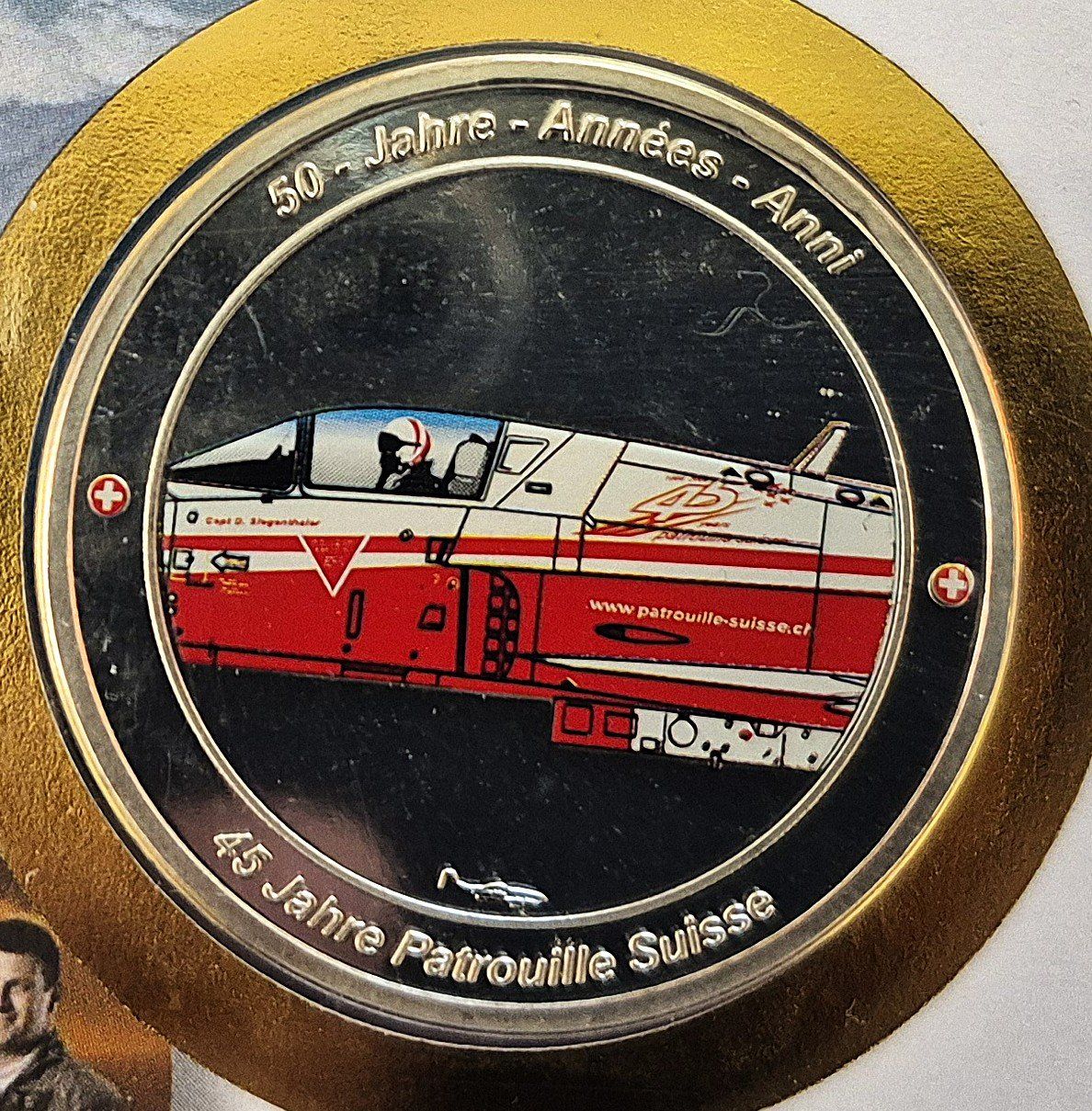 Münzbrief Patrouille Suisse 45 J. PATROUILLE SUISSE 2014 (Gebraucht) in ...