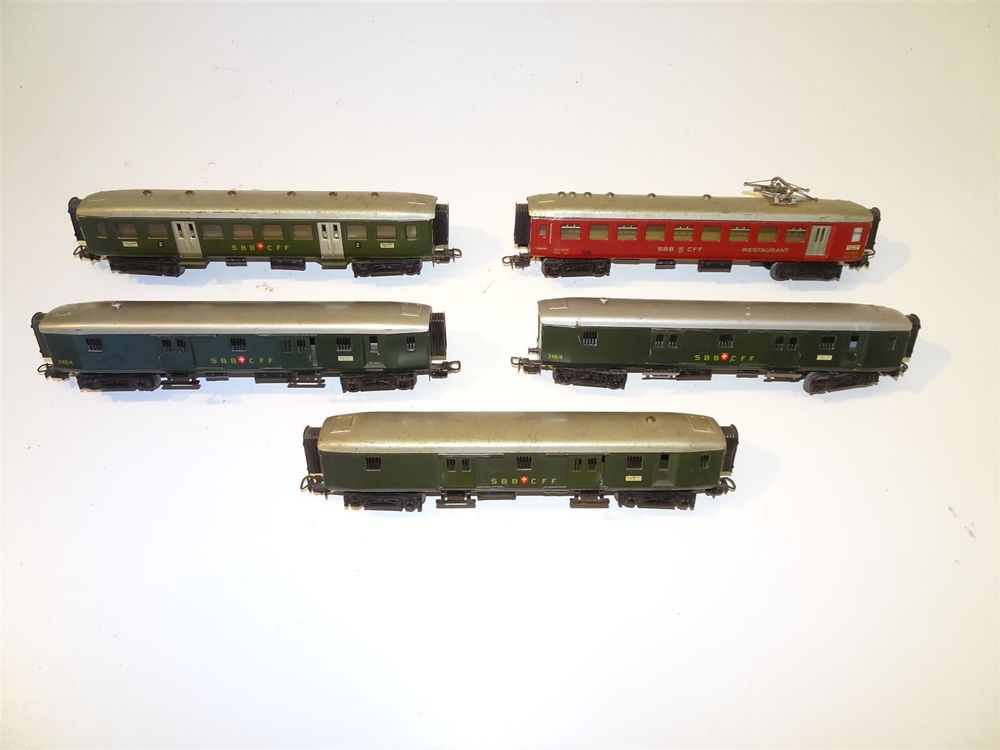 5 Märklin Personenwagen SBB HO (Gebraucht) in Luzern für CHF 20.9 – mit Lieferung auf Ricardo kaufen