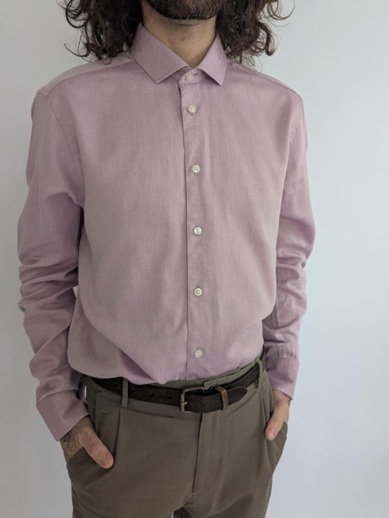 Mario Conti Herrenhemd Rosa Gr. M Baumwolle (Gebraucht) in Rorschach ...