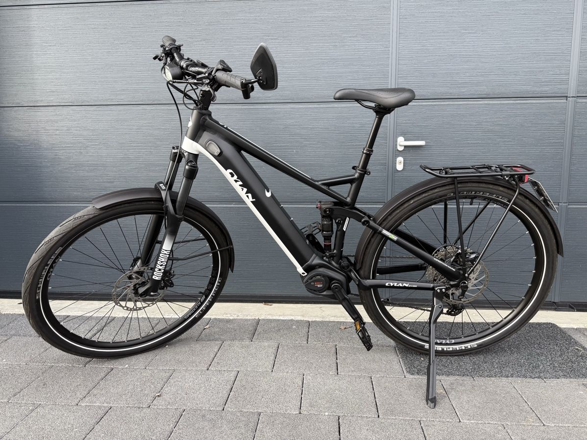 hochwertiges vollgefedertes 45 km/h Cylan Sprint Fly E-Bike (Gebraucht ...