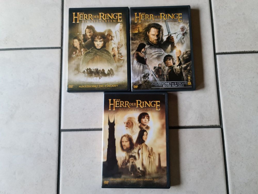 Der Herr der Ringe - Alle 3 Teile (Gebraucht) in Schneisingen für CHF 5 ...