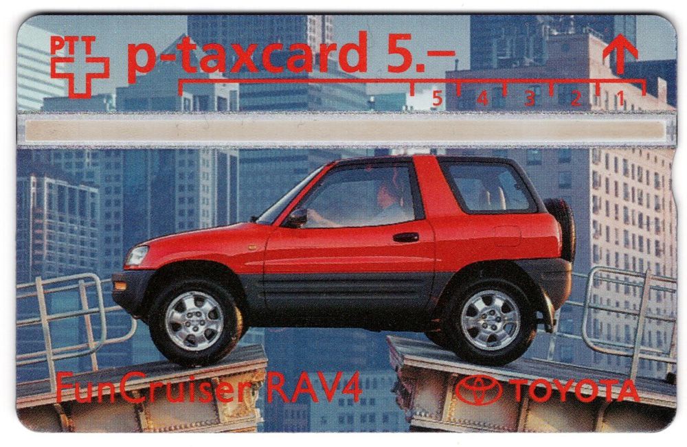 TOYOTA Fun Cruiser RAV 4 - seltene Firmen Taxcard | Kaufen auf Ricardo