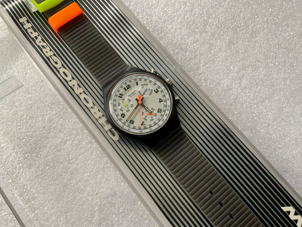 SKATE BIKE Swatch Chrono ★ ungetragen ★ VINTAGE - SCB105 (Neu und originalverpackt) in Wettswil ...