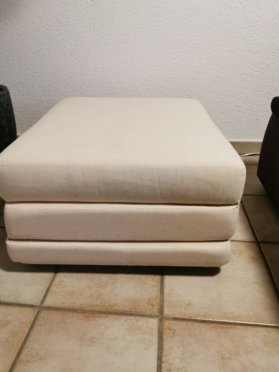 Ikea; blauer Alleby Hocker & Gästebett (Gebraucht) in Boniswil für CHF ...