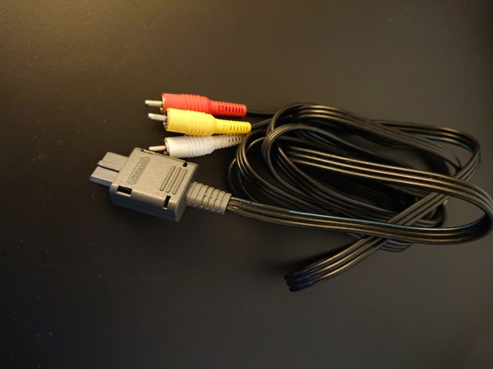 Original AV TV Kabel Super Nintendo SNES / N64 / Gamecube | Kaufen auf ...