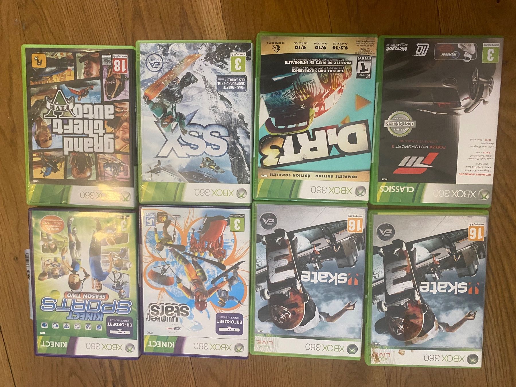 X Box 360 mit 9 Spielen (GTA 5, Borderland 2, u.A) (Gebraucht) in ...