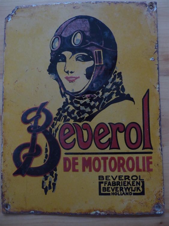 Emailschild "Beverol de Motorolie" (Gebraucht) in Bellach für CHF 90 ...