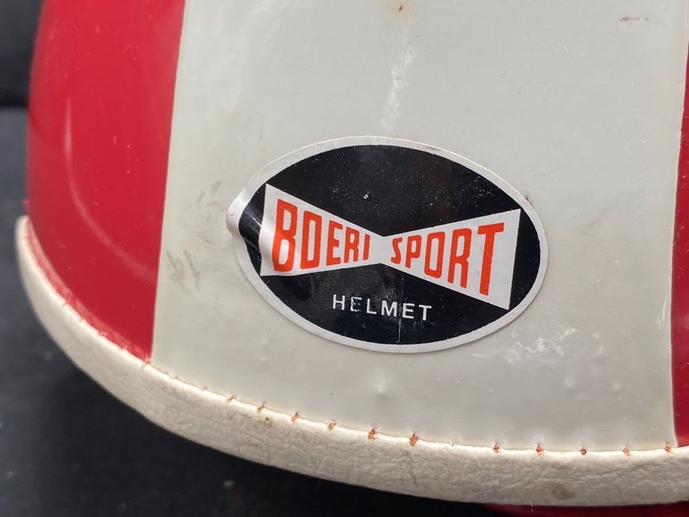 Casque ancien scooter moto BOERI SPORT helmet MILANO Italie | Kaufen ...