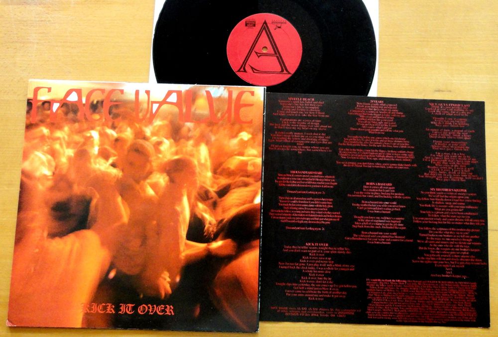 LP FACE VALUE kick it over DOGHOUSE USA 1993 HARDCORE (Gebraucht) in ...