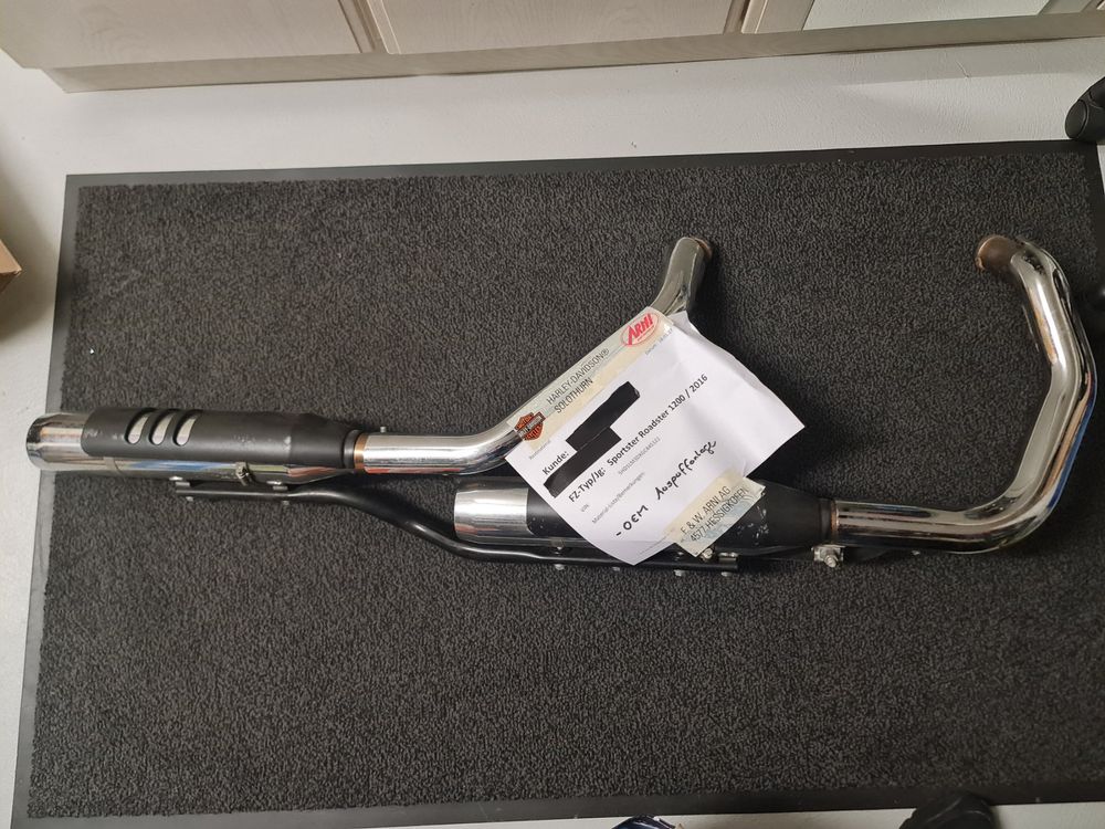 Harley Sportster XL 1200 CX Auspuff neuwertig | Kaufen auf Ricardo