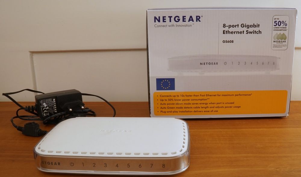 Netgear GS 608 - 8-port Gigabit Ethernet Switch | Kaufen auf Ricardo