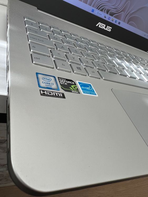 Asus N552VX i7 6700HQ 4K 16GB DDR4 RAM 256SSD 2TB SATA (Gebraucht) in Au SG für CHF 336 – mit ...