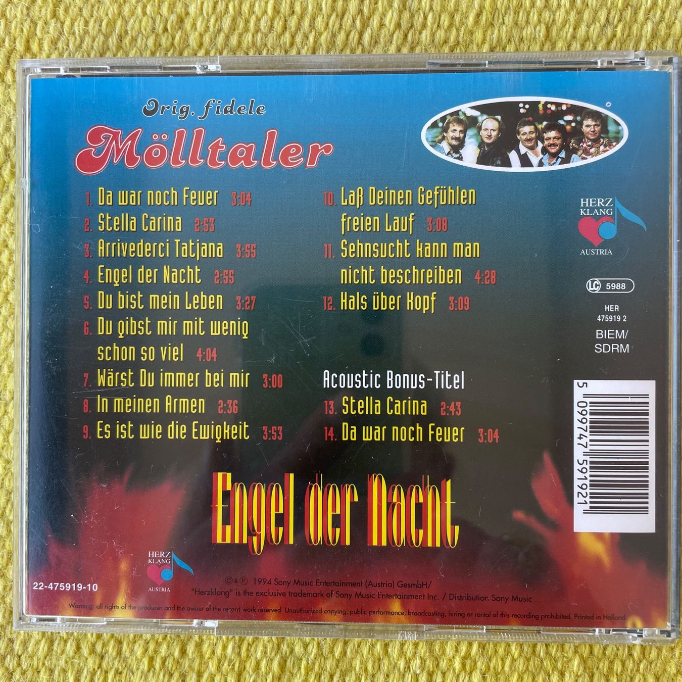 DIE FIDELEN MÖLLTALER-ENGEL DER NACHT (D'occasion) à Rorschacherberg ...