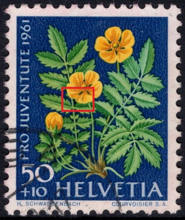 PJ - 50 Rp. Gänsefingerkraut mit Plattenfehler / ABART | Kaufen auf Ricardo