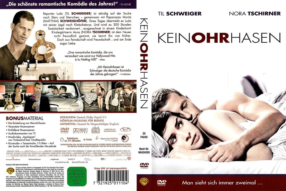Keinohrhasen DVD (Gebraucht) in Hedingen für CHF 1 – mit Lieferung auf Ricardo kaufen