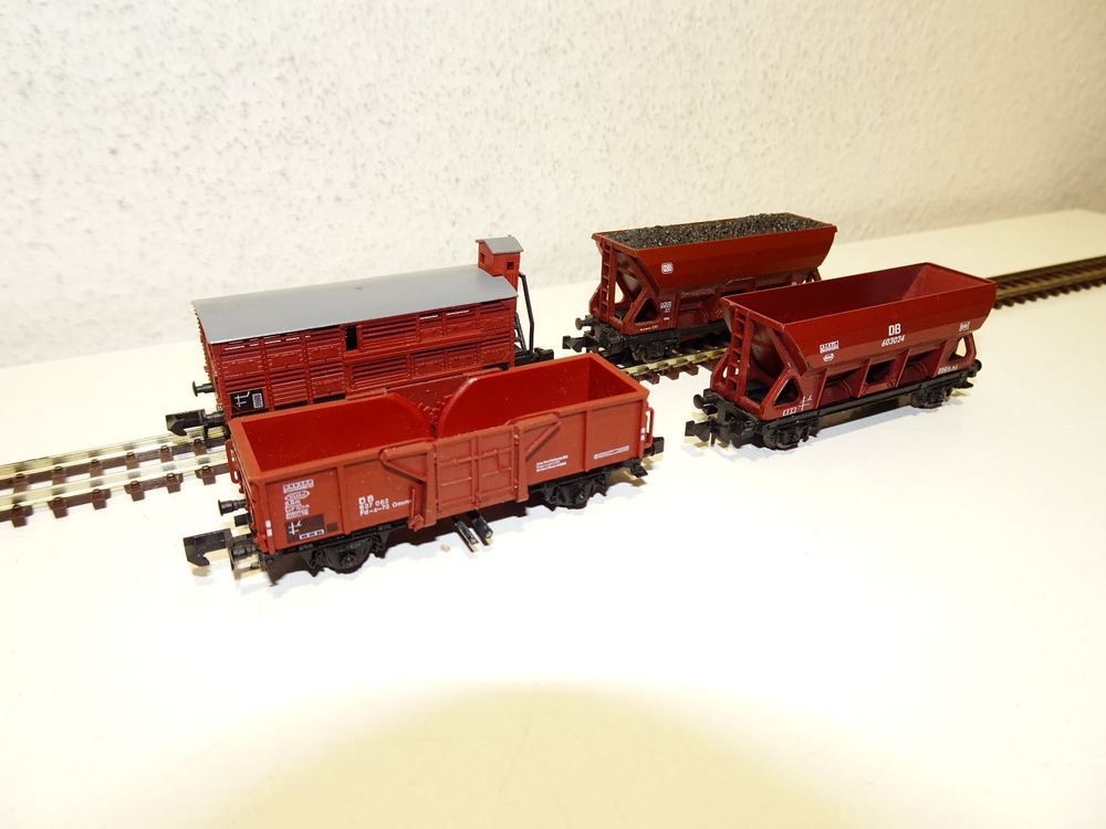 4 Roco Arnold Güterwagen Kohlewagen Knickwagen Spur N | Kaufen auf Ricardo