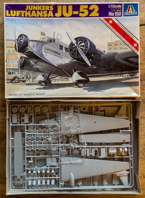 Model Kit Junkers JU-52 "Tante JU" (Neu (gemäss Beschreibung)) in Zug für CHF 8 – mit Lieferung ...