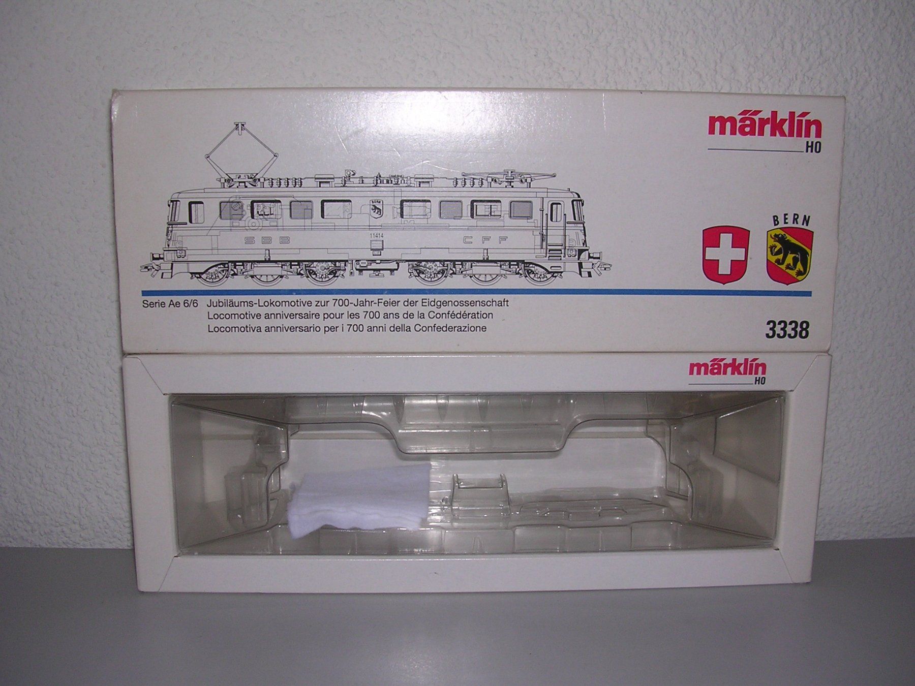 Märklin 3338 Ae 6/6 SBB E-Lok Verpackung, H0 (Gebraucht) in Beringen ...