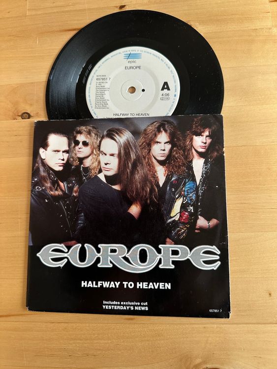 EUROPE JOEY TEMPEST Halfway to heaven tolle Single 7" Rock (Gebraucht) in Basel für CHF 8 – mit ...
