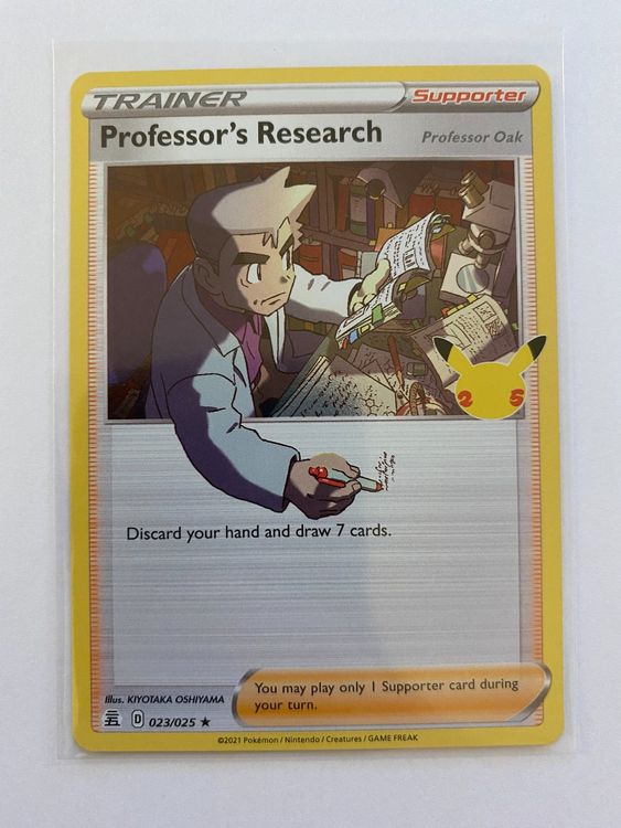Pokemon Professor's Research 023/025 Holo Celebrations EN (Neu (gemäss ...